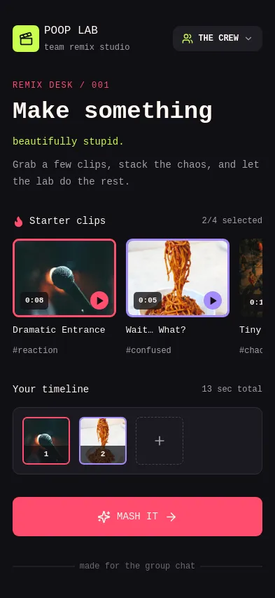 YT Poop Mash Mobile