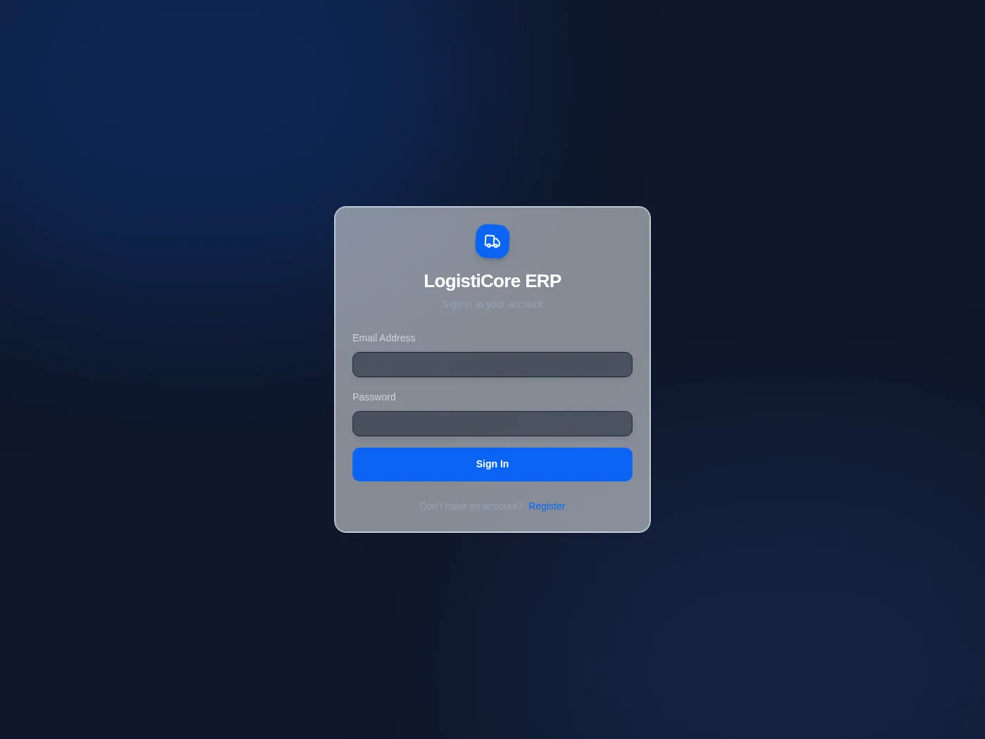 LogistiCore ERP