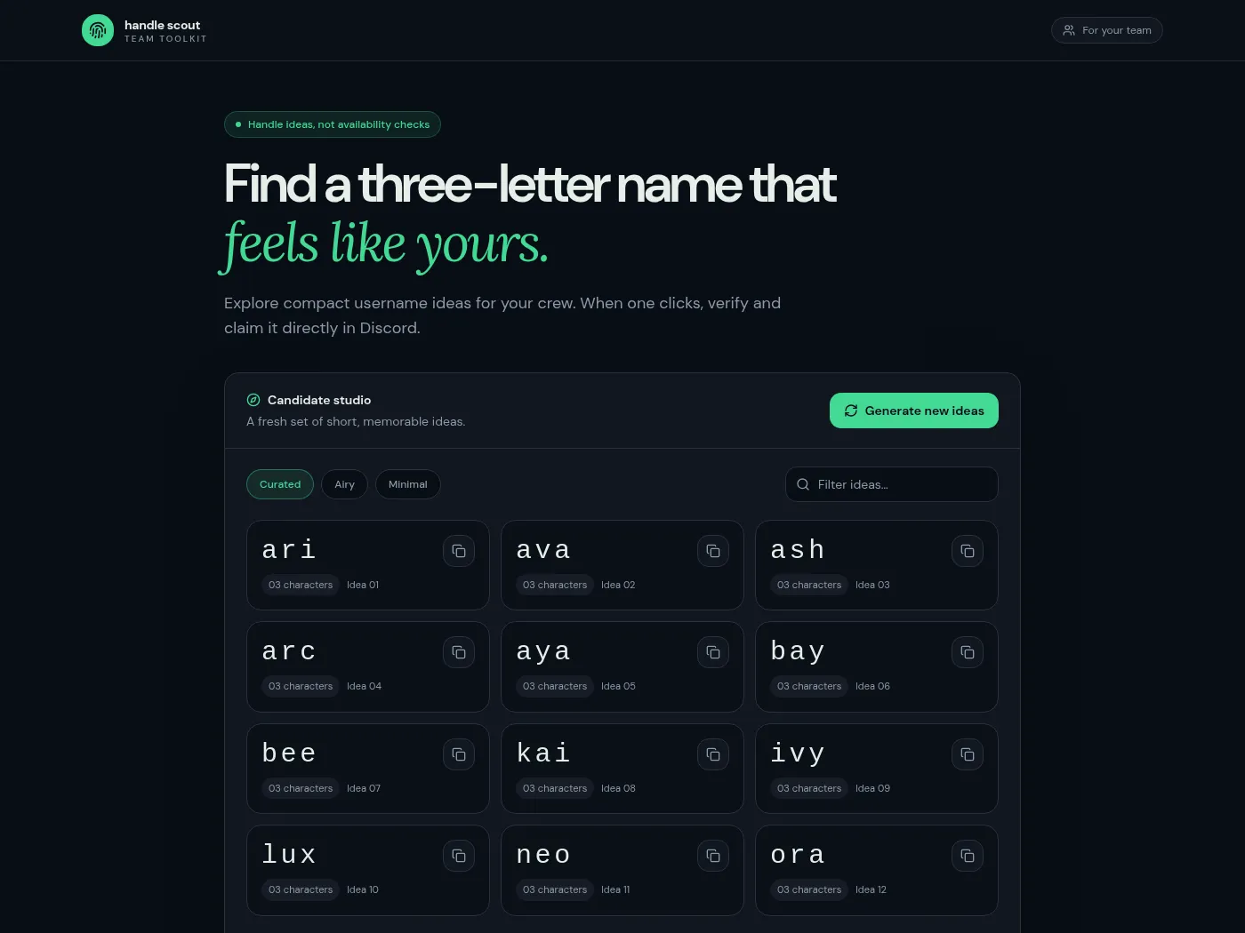 Discord Handle Hunter