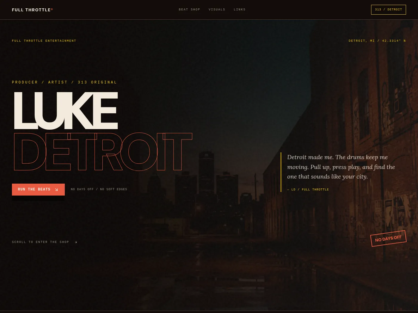 Full Throttle Beat Shop