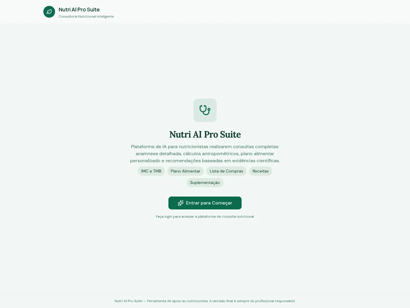 Nutri AI Pro Suite