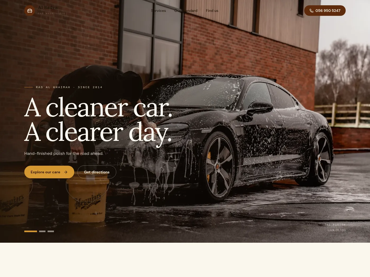 Al Badya Car Wash Web