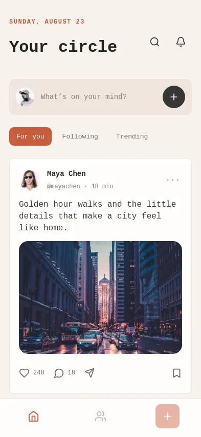 SocialHub App