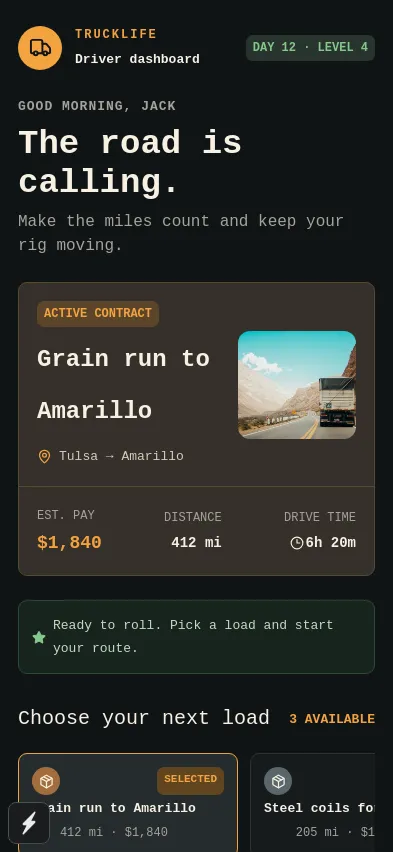 TruckLife Simulator