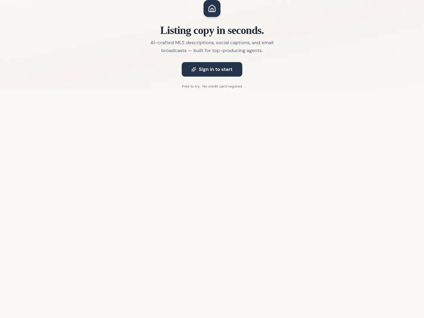 Agent Listing AI