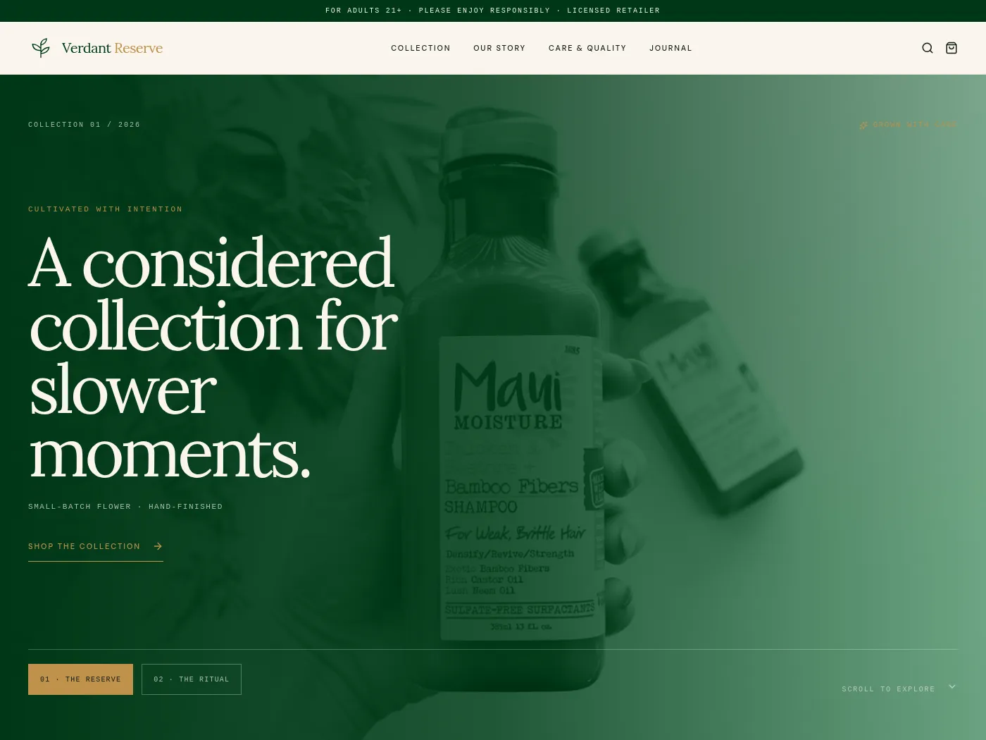 Verdant Reserve Luxe Site