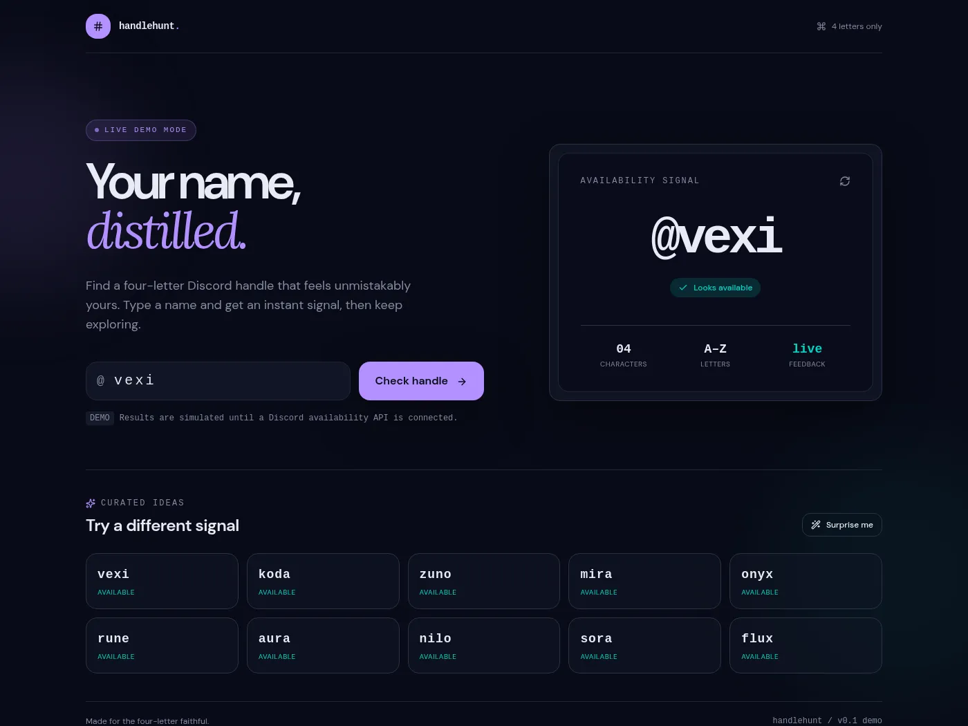 Discord Name Finder