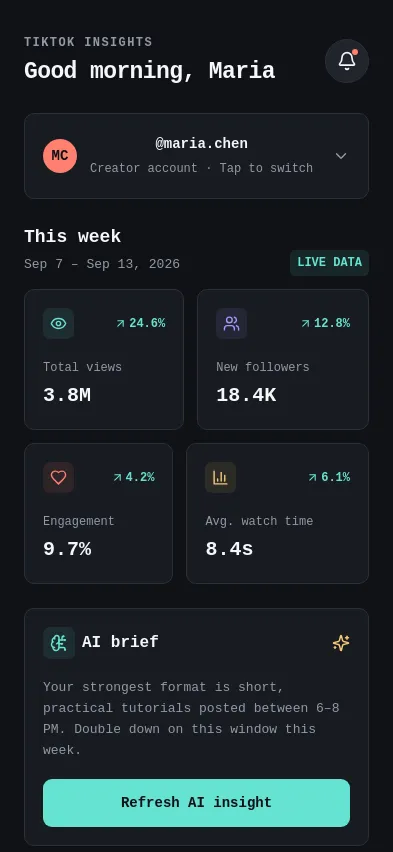 TikTok Insights AI