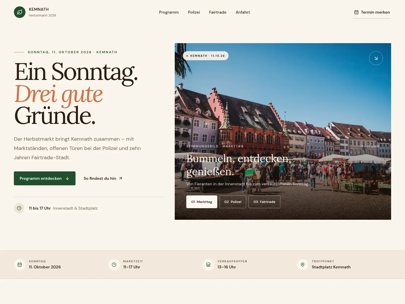 Herbstmarkt Erlebnis App