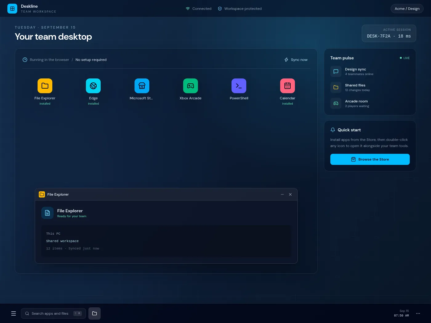 Win10 Web OS