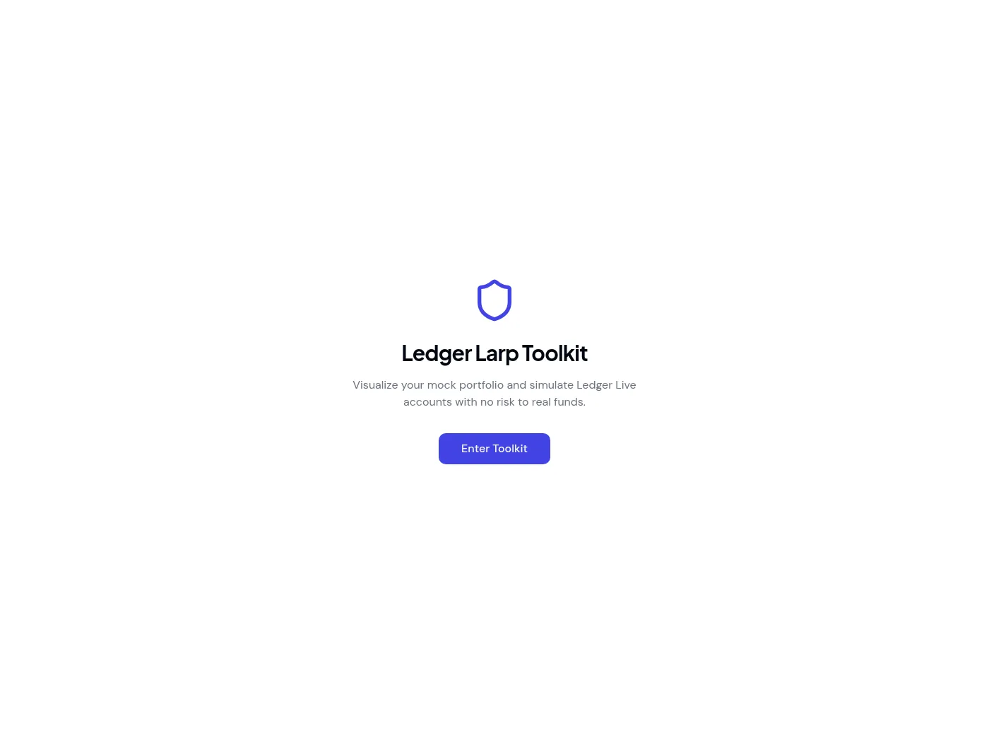 Ledger Larp Toolkit