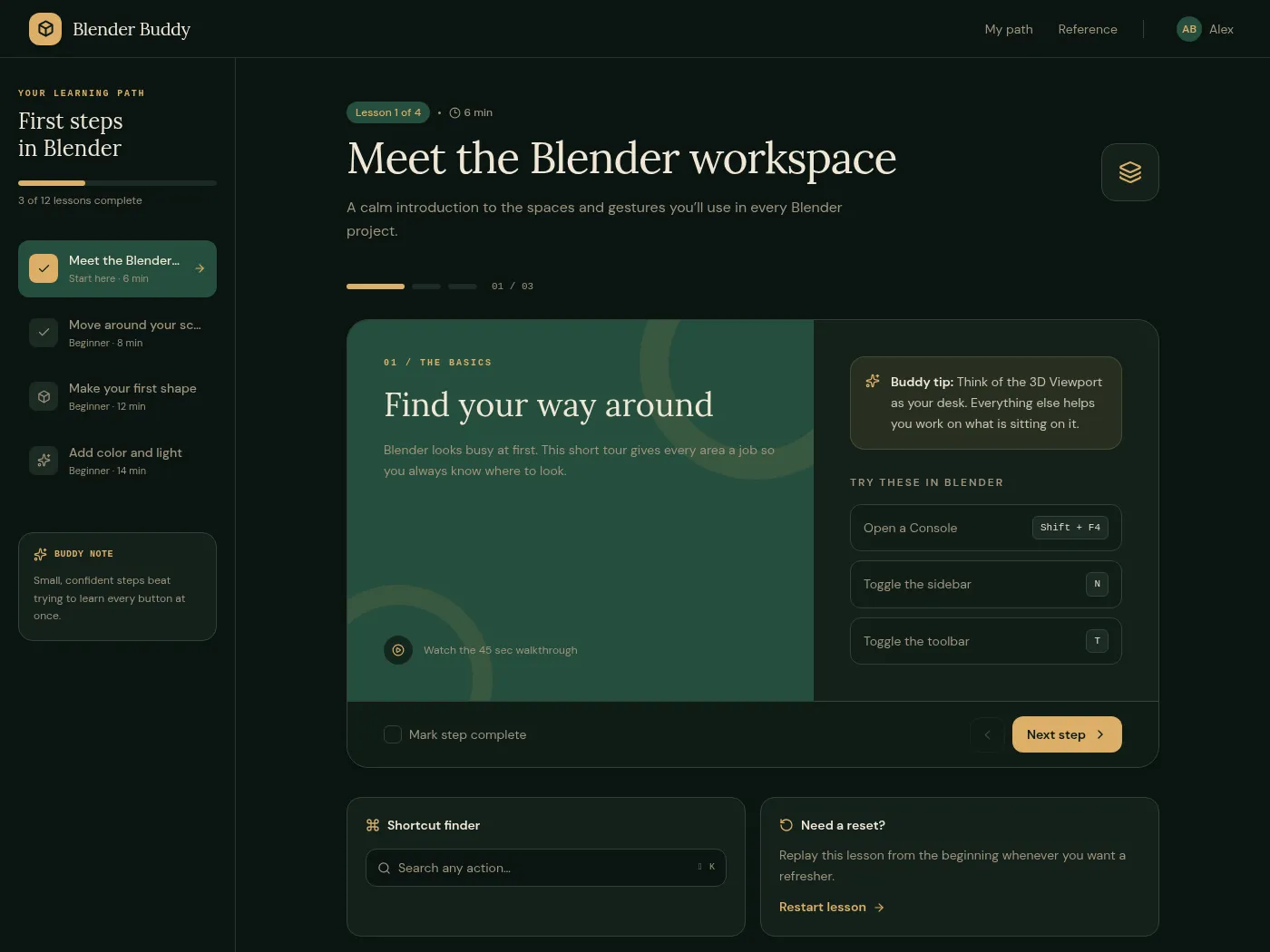Blender Buddy