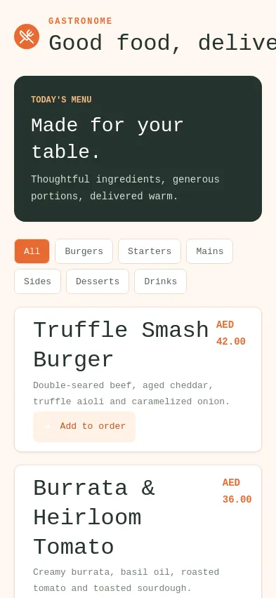 Gastronome Mobile Pro