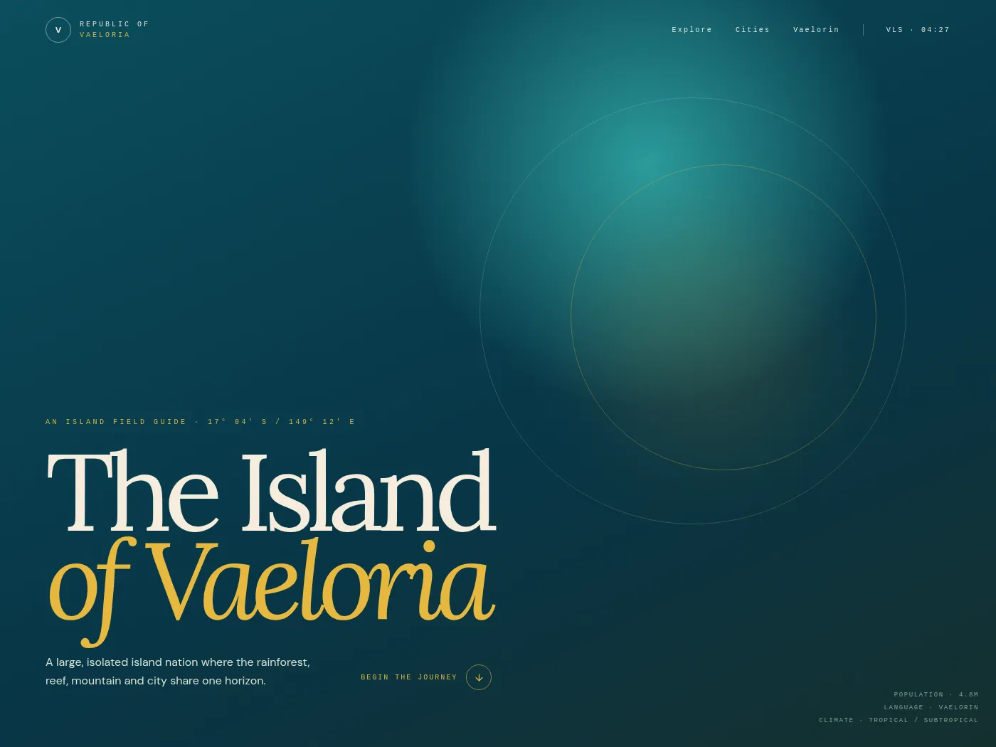 Vaeloria 3D Explorer