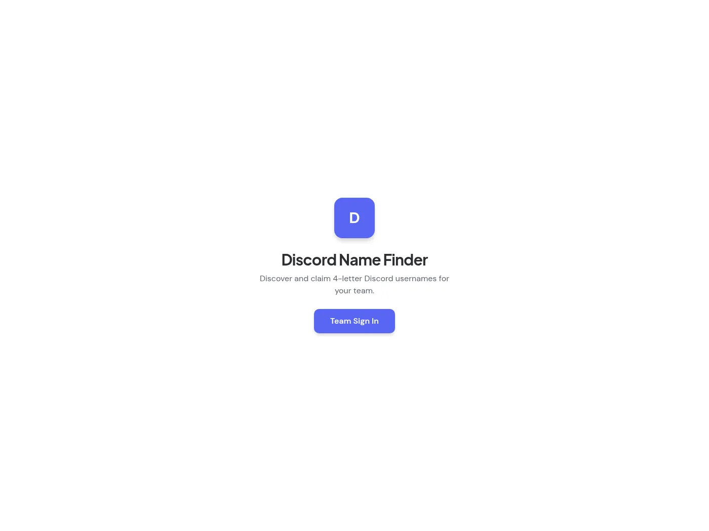 Discord Name Finder