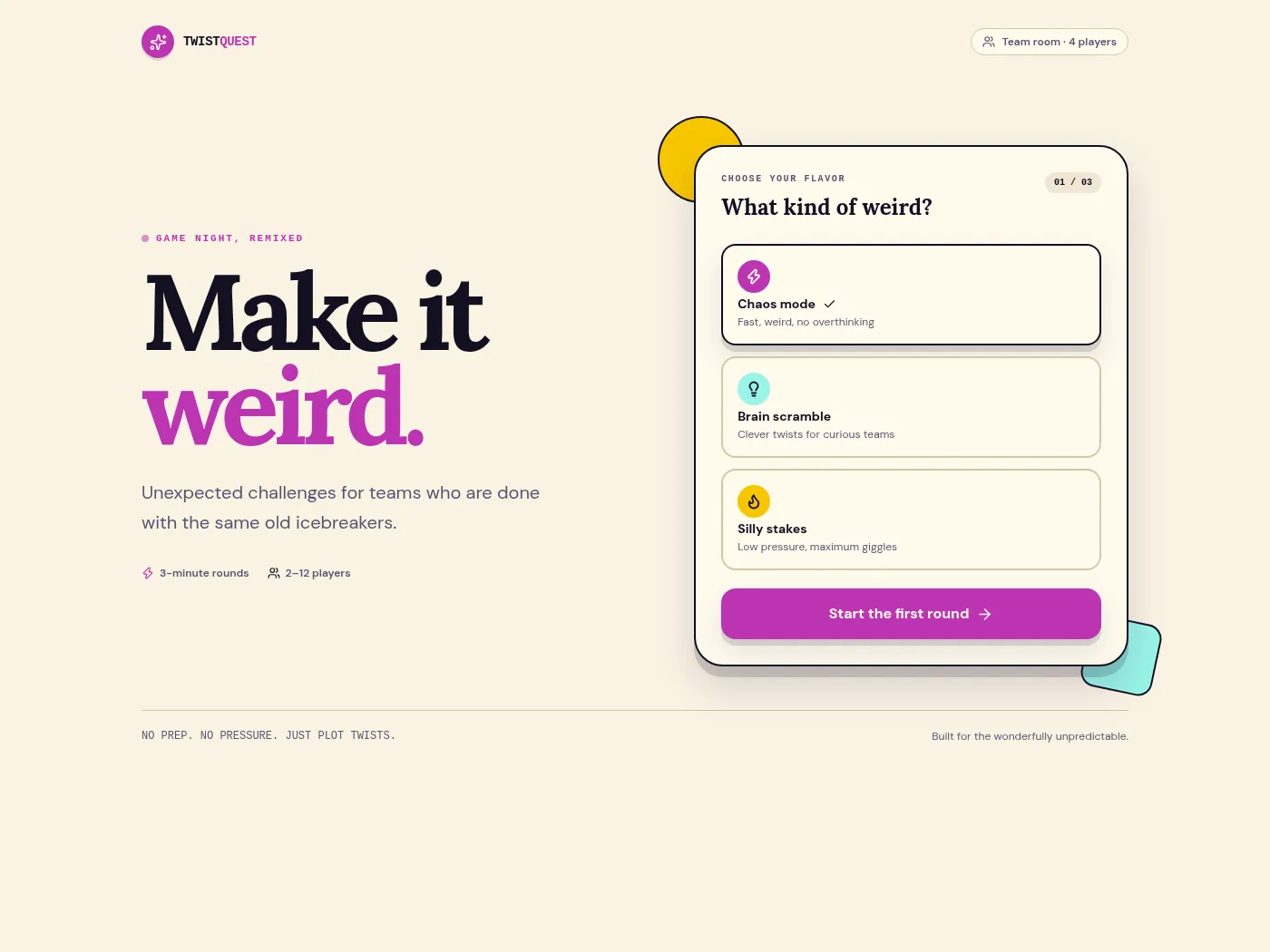 TwistQuest Game