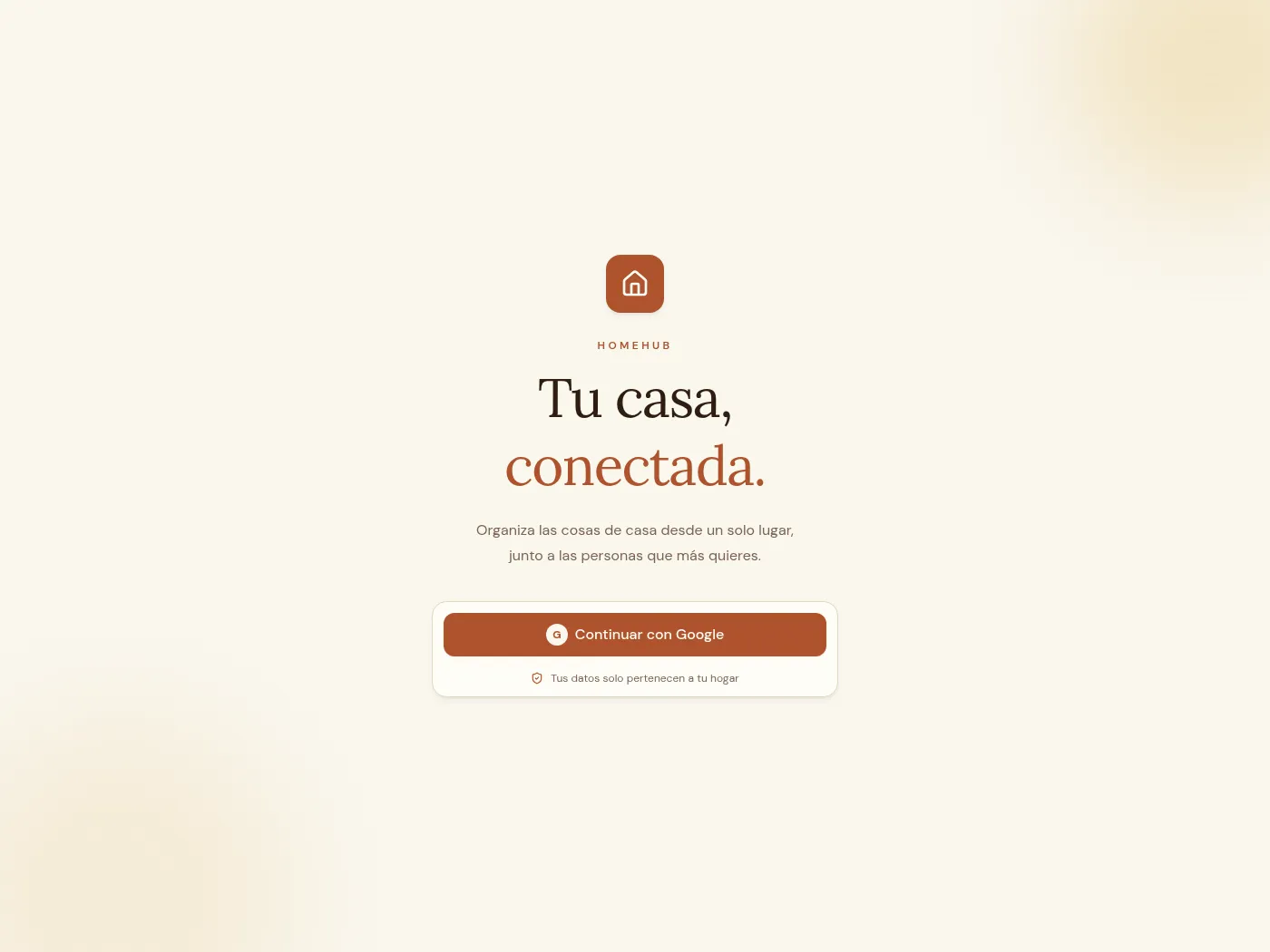 HomeHub Hogar Moderno
