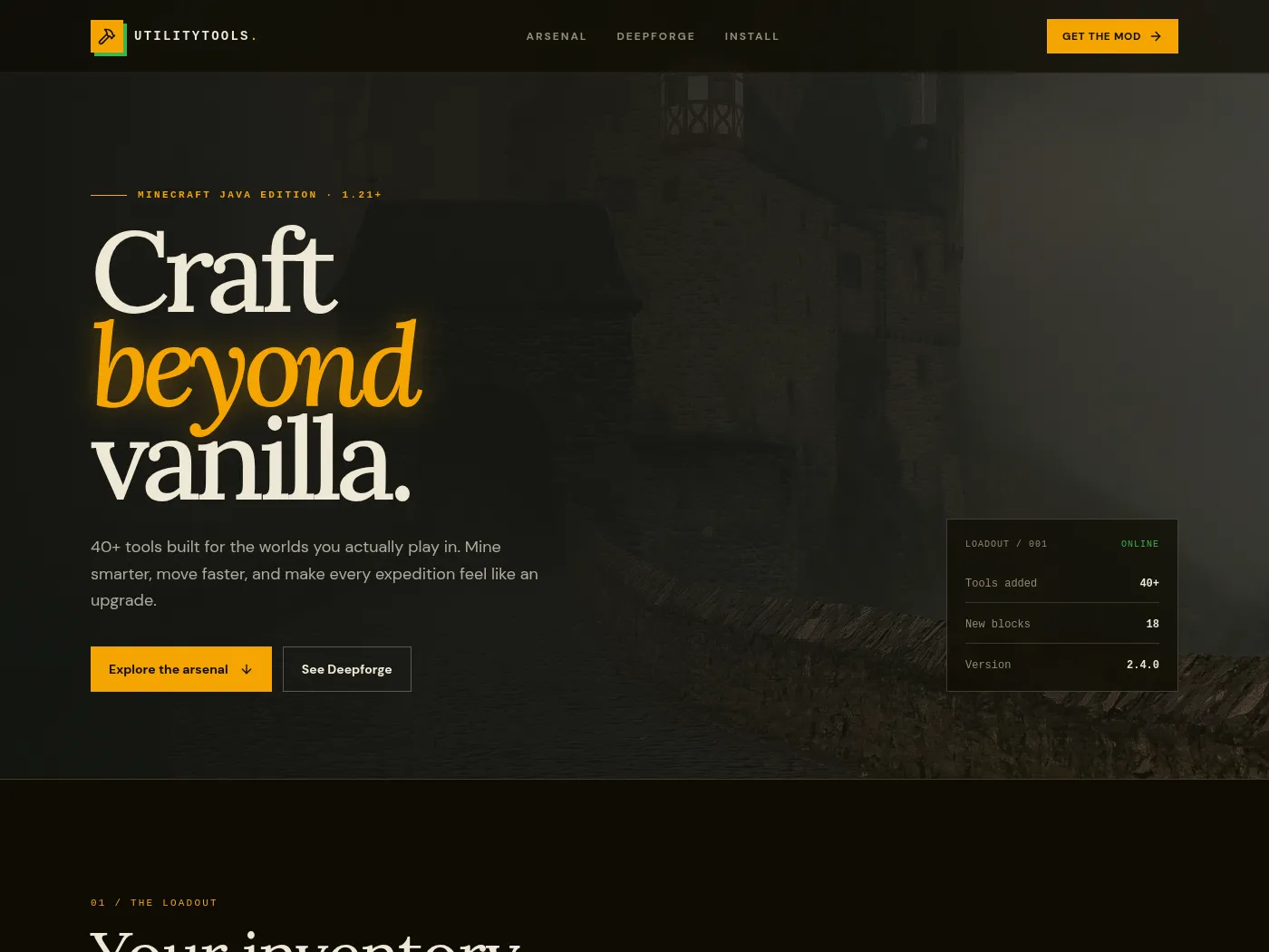 UtilityTools Craft Mod