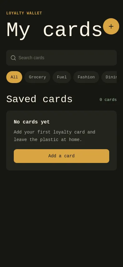 Loyalty Card Wallet