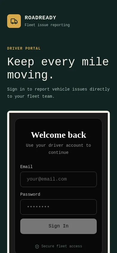 Fleet Issue Reporter