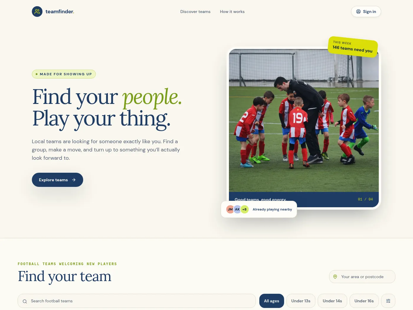 TeamFinder Connect