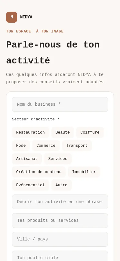 NIDYA Business IA