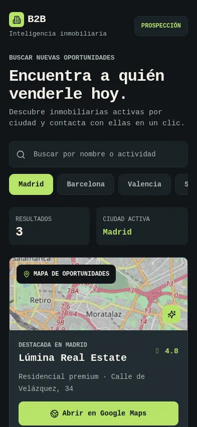 B2B Inmobiliaria Finder