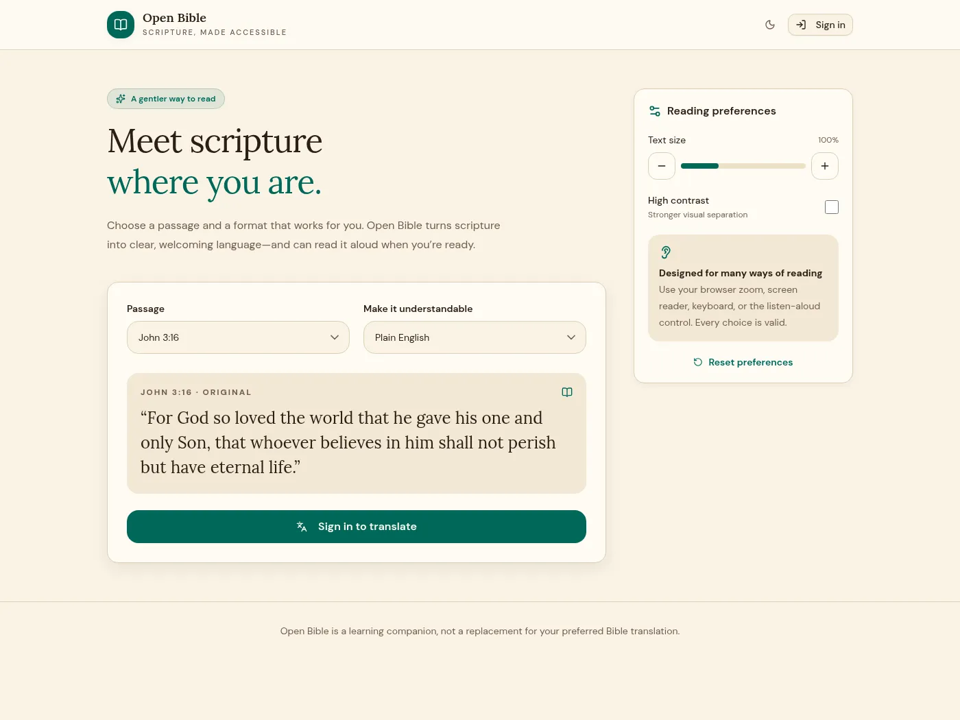 Inclusive Bible Translator