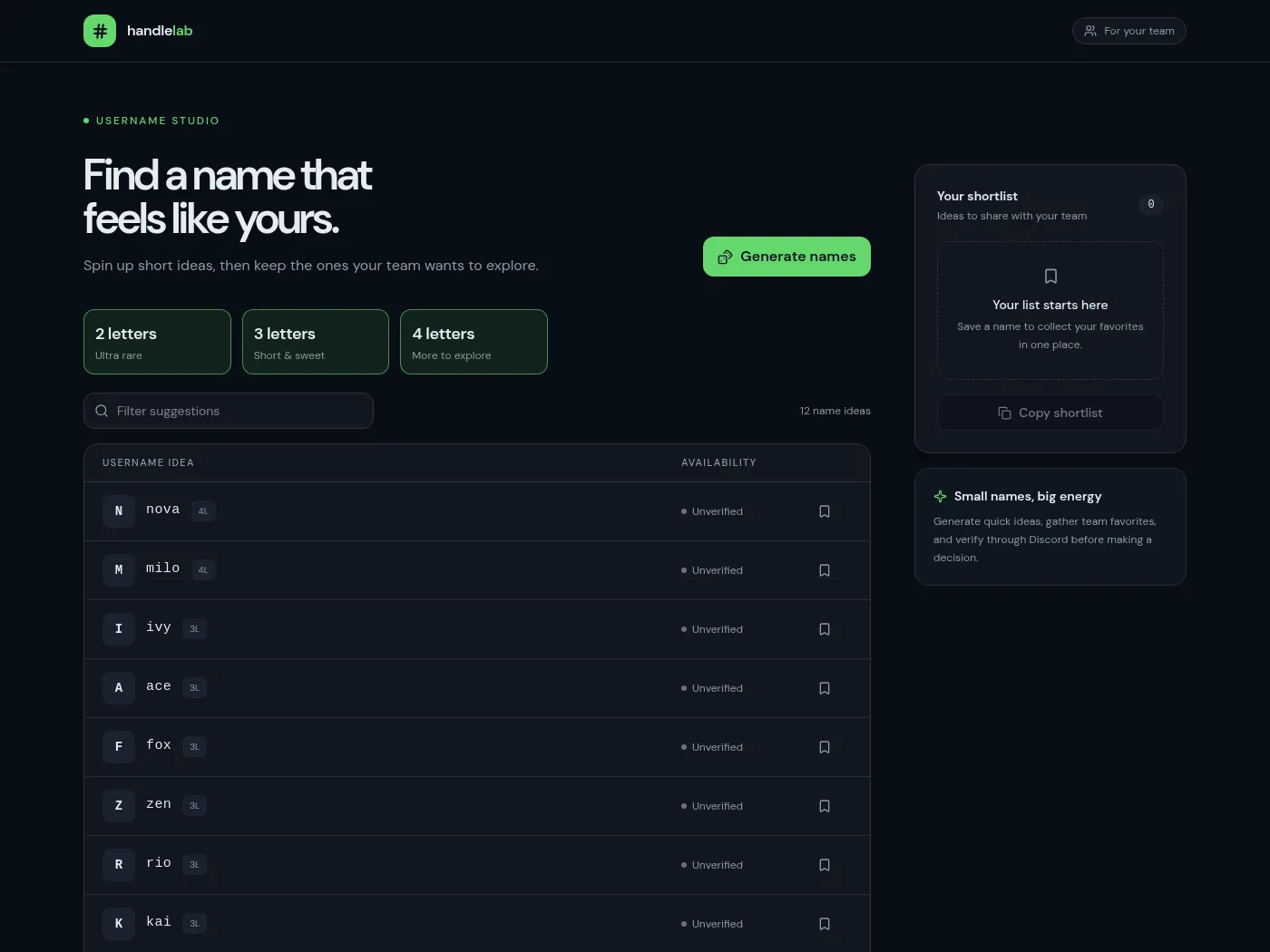 Discord Name Checker