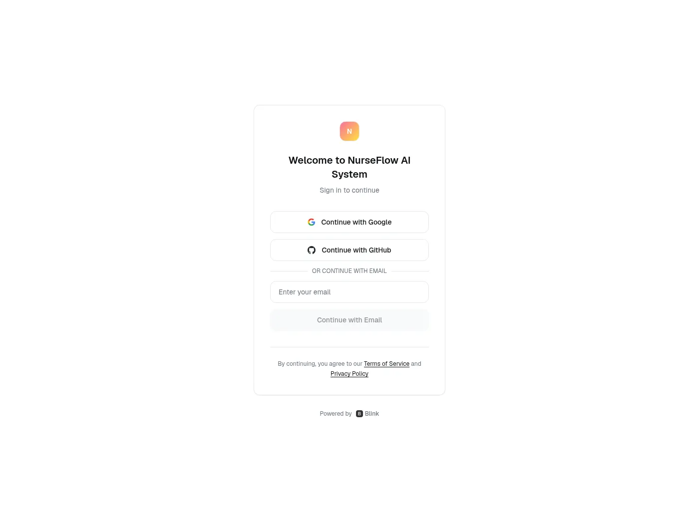 NurseFlow AI System