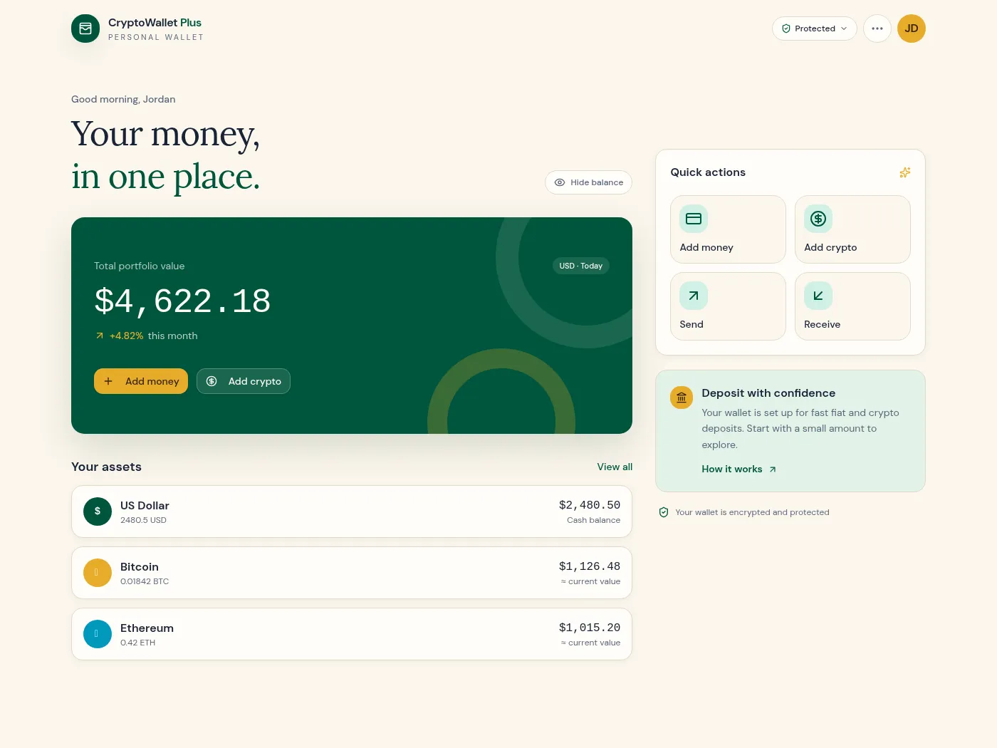 CryptoWallet Plus