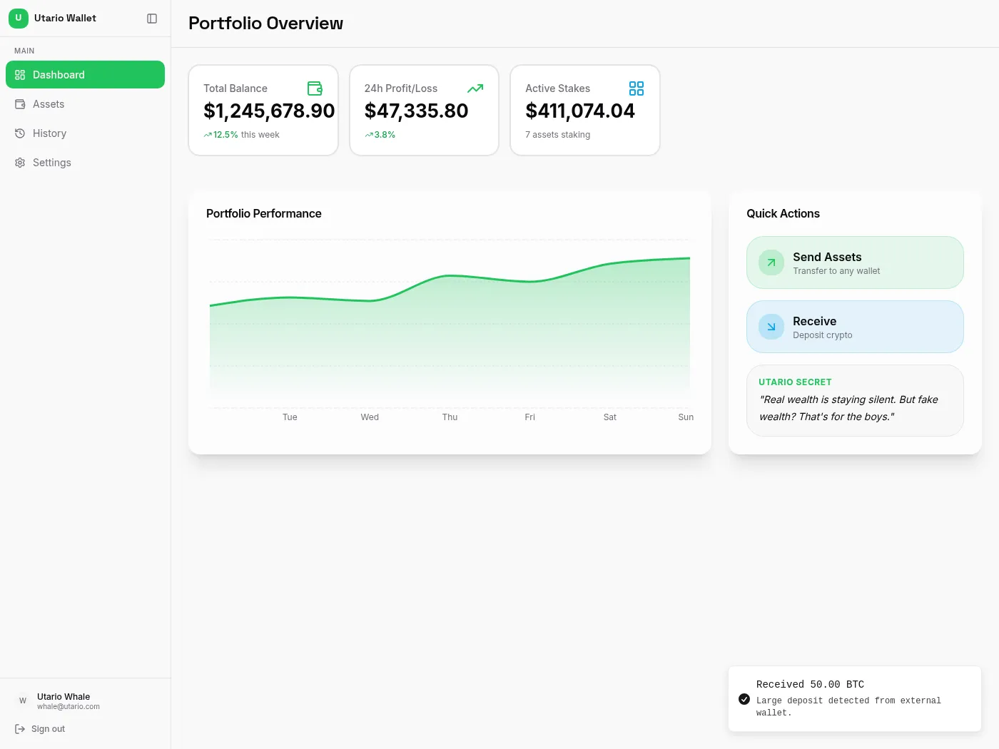 Flex Crypto Wallet (Remix)