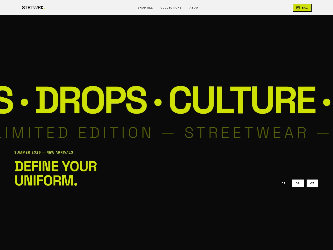 Streetwear Shop