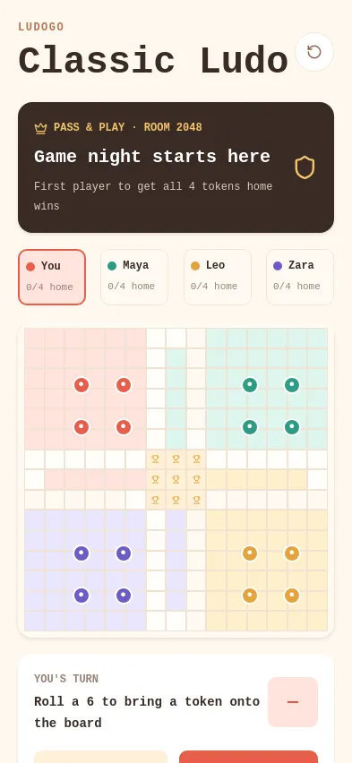 LudoGo Mobile Game