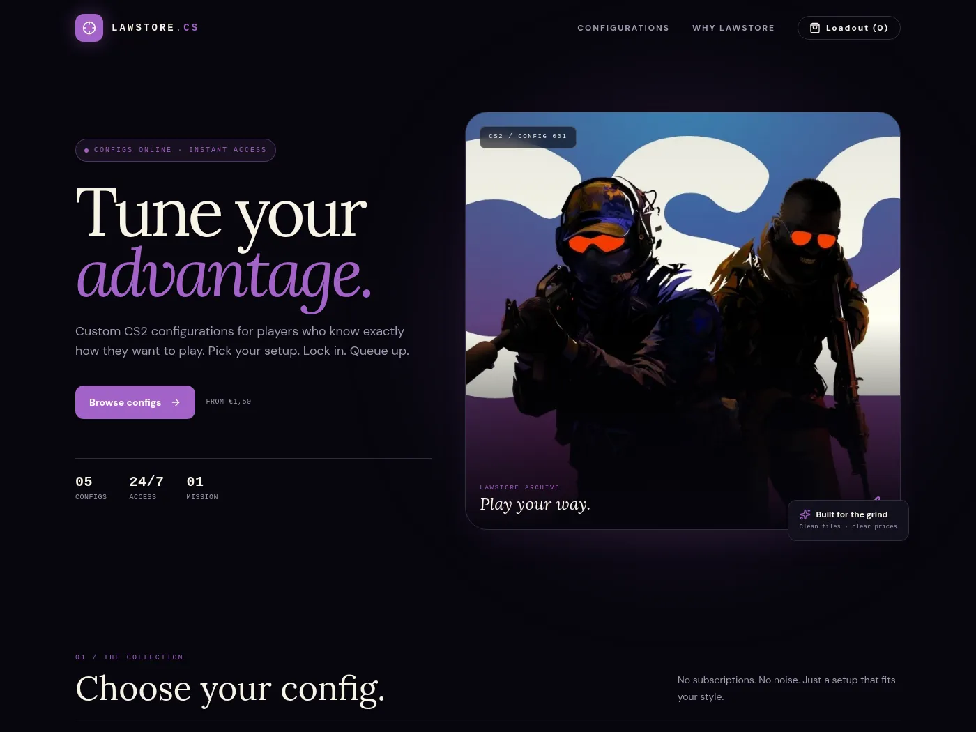 CS2 Config Lawstore