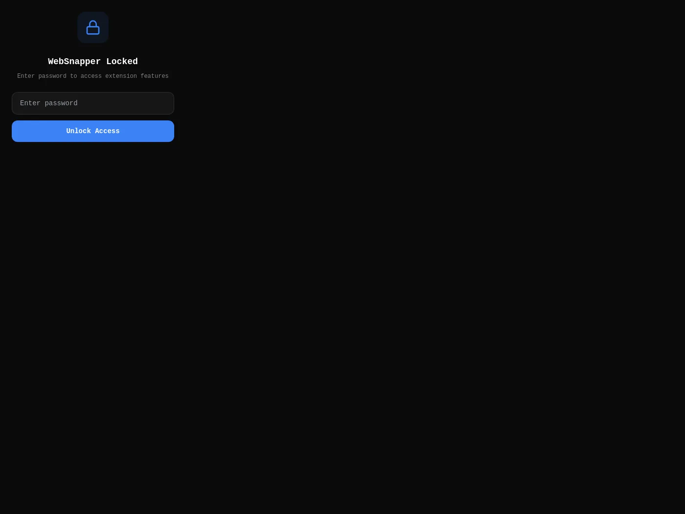 WebSnapper Extension
