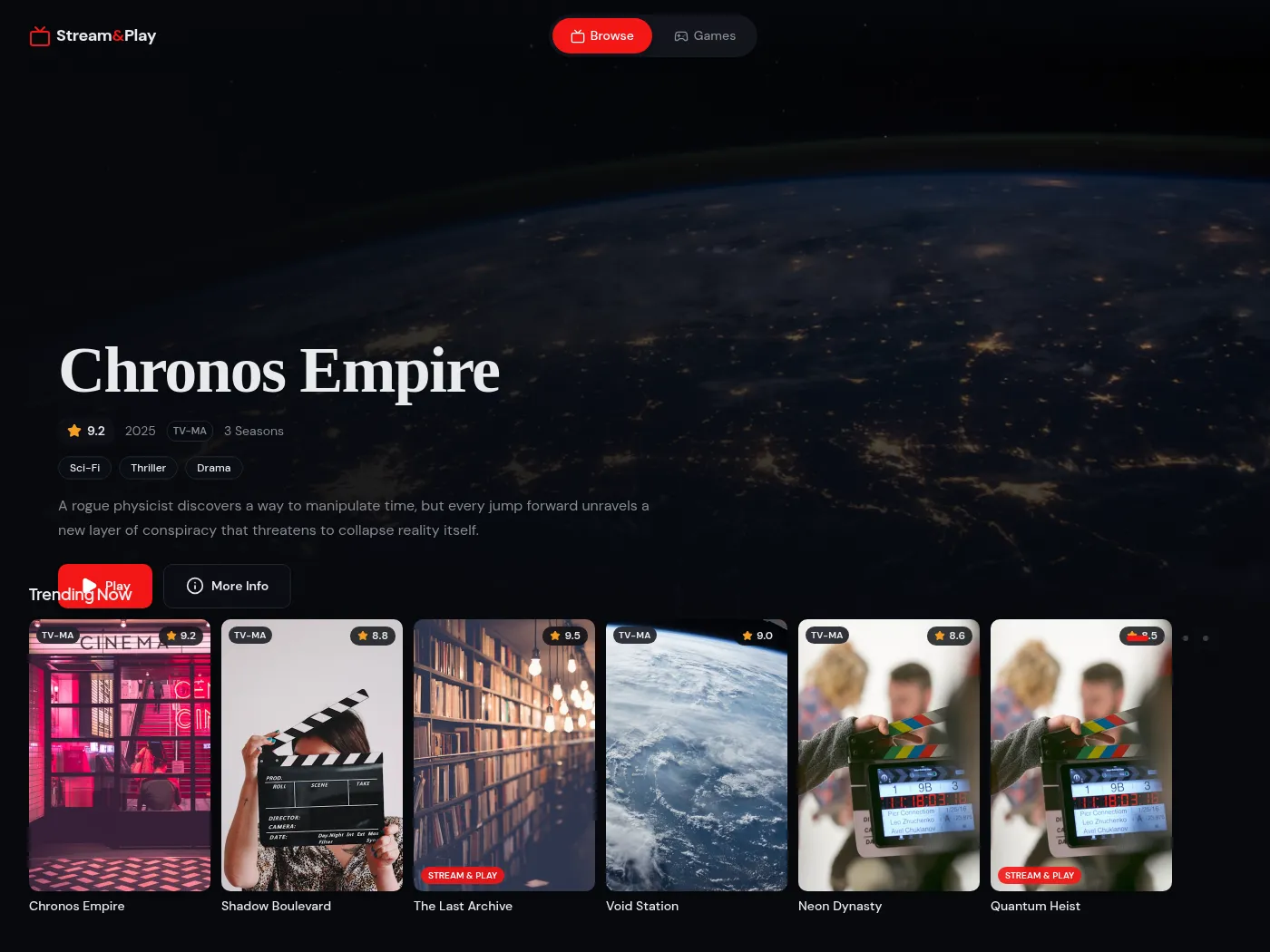 Stream & Play Hub