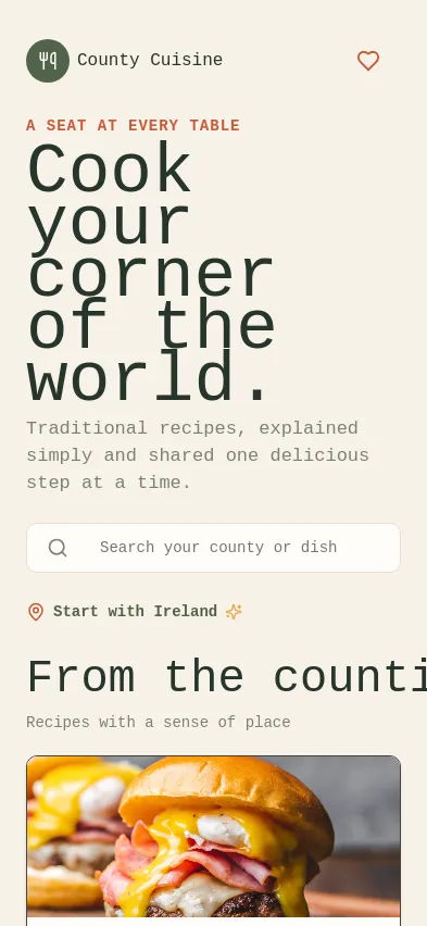 County Cuisine Coach