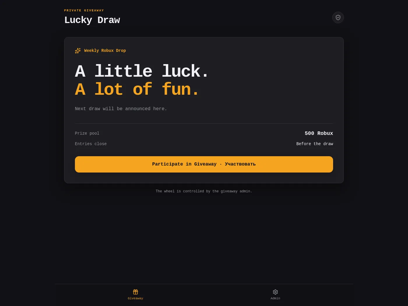 iOS Premium Lottery Wheel