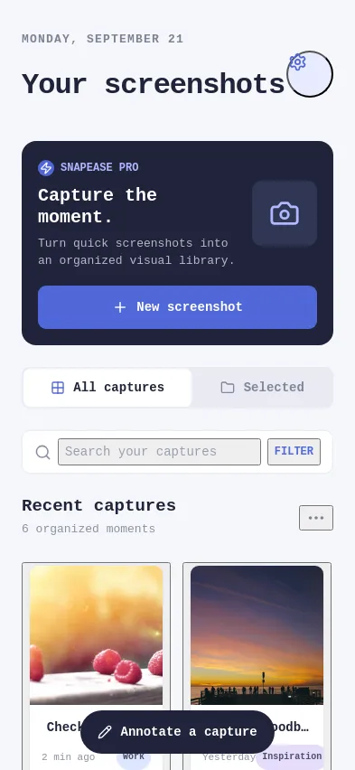 SnapEase Mobile