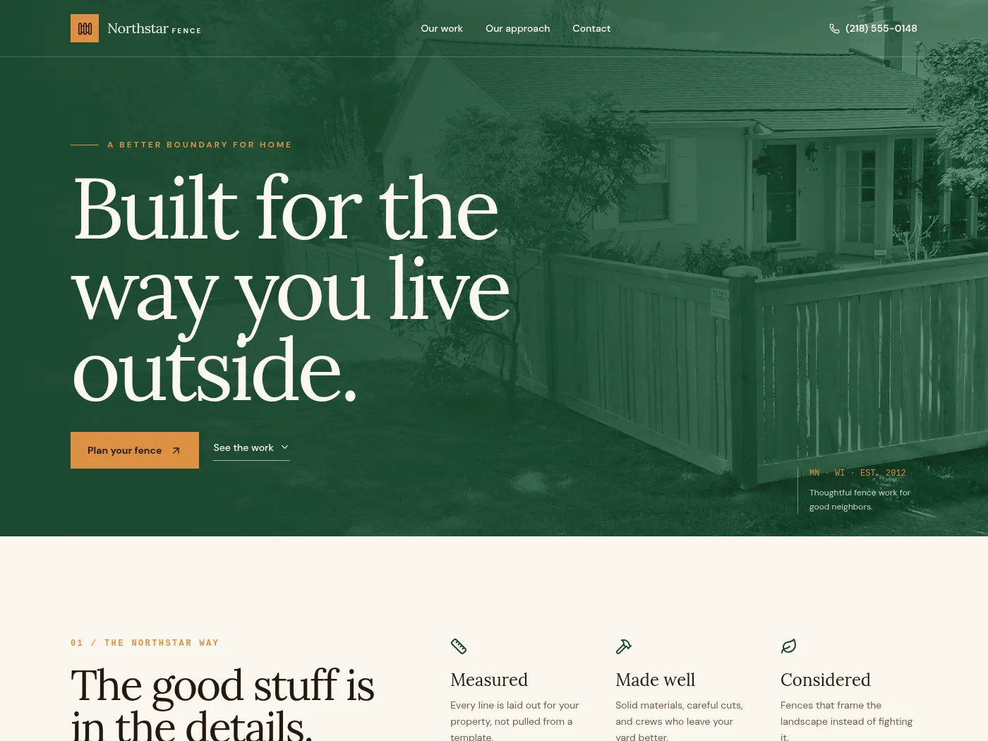 Northstar Fence Website