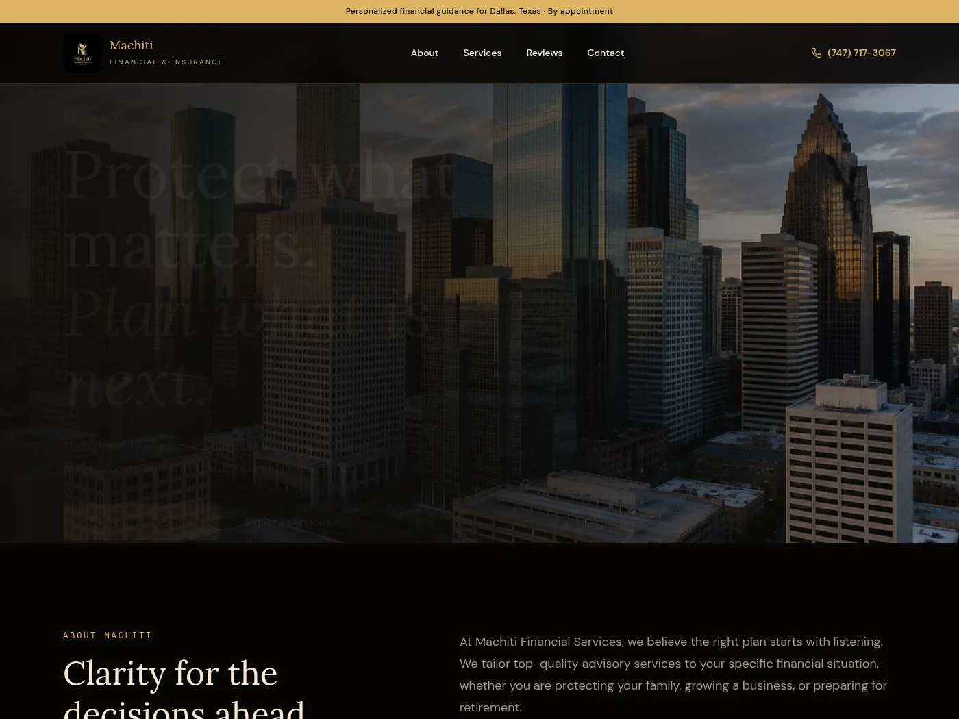Machiti Financial Redesign