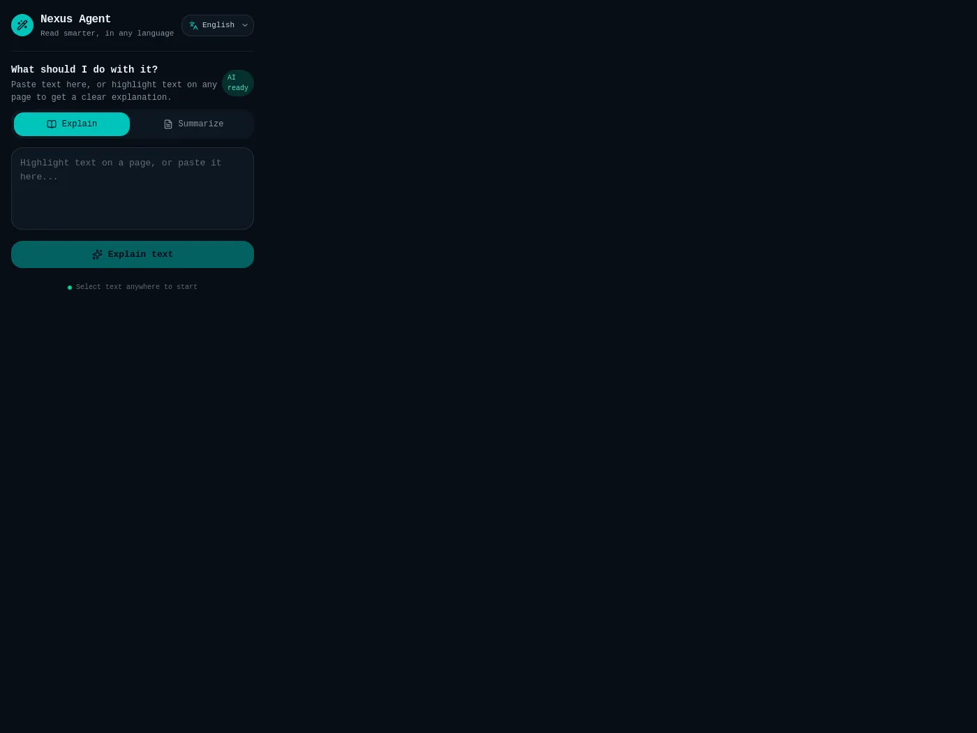 Nexus Agent Extension