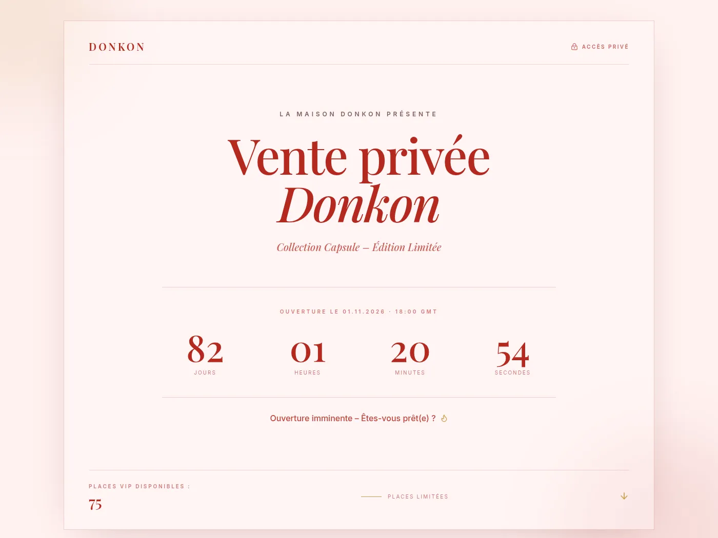 Donkon VIP Countdown
