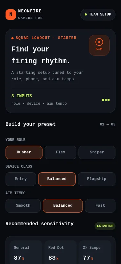 NeonFire Gamers Hub