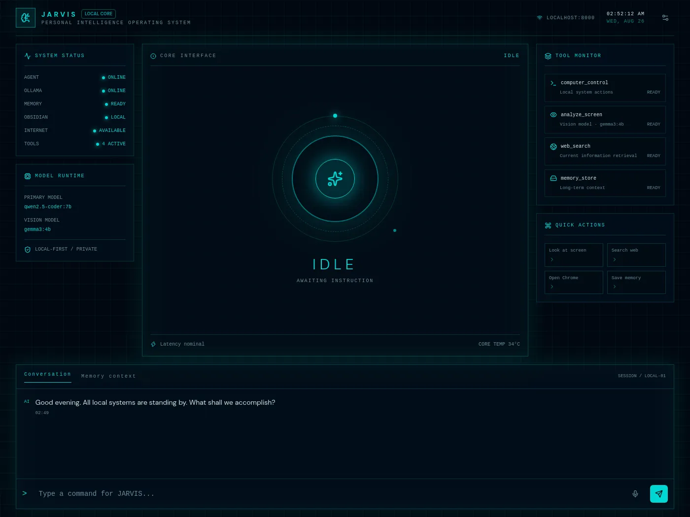 JARVIS Next-Gen AI Assistant