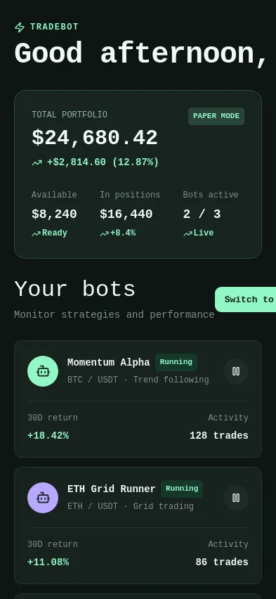 TradeBot Mobile