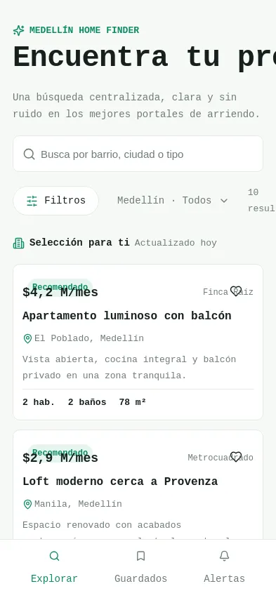Medellín Home Finder