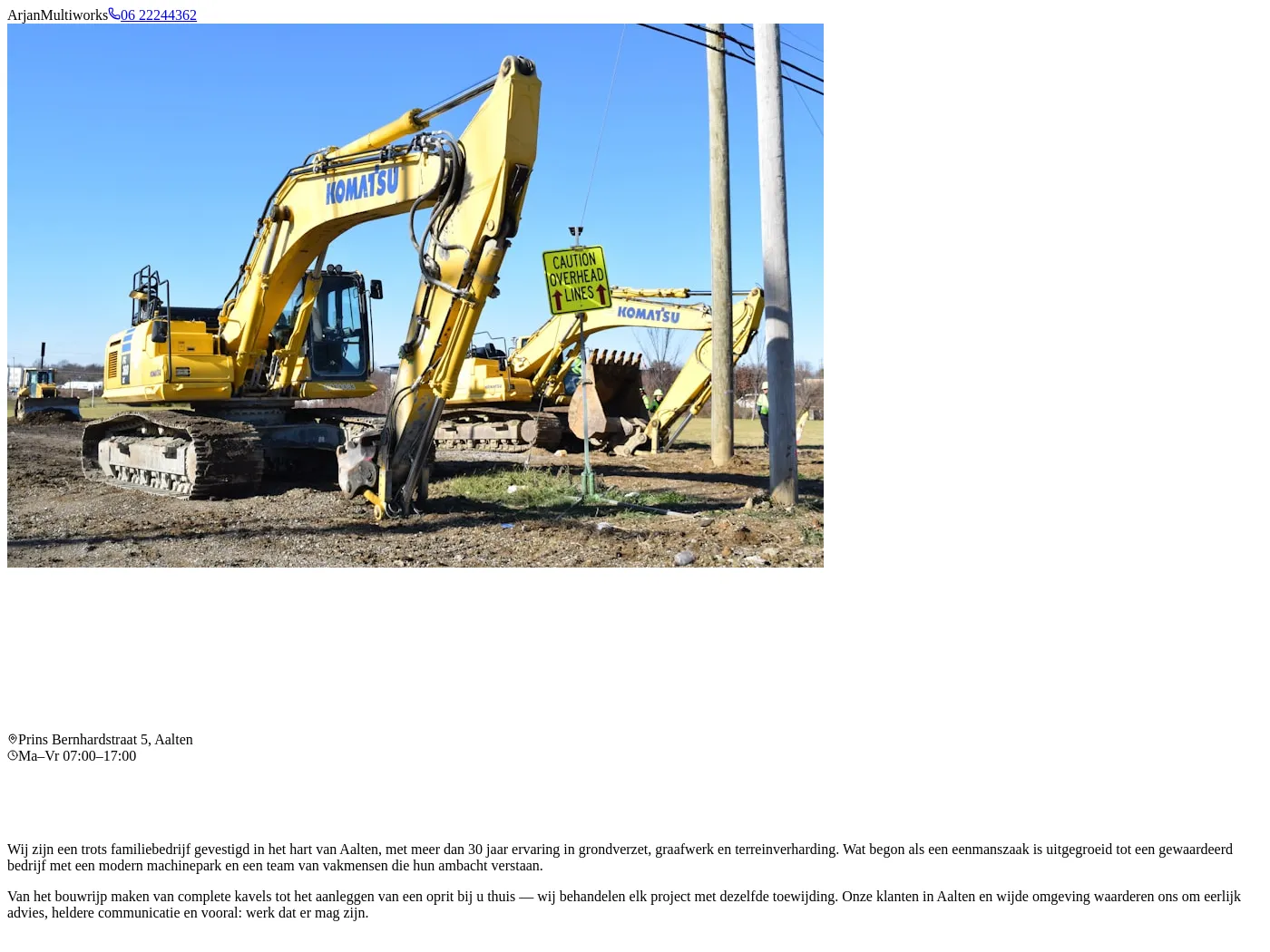 Arjan Multiworks Website