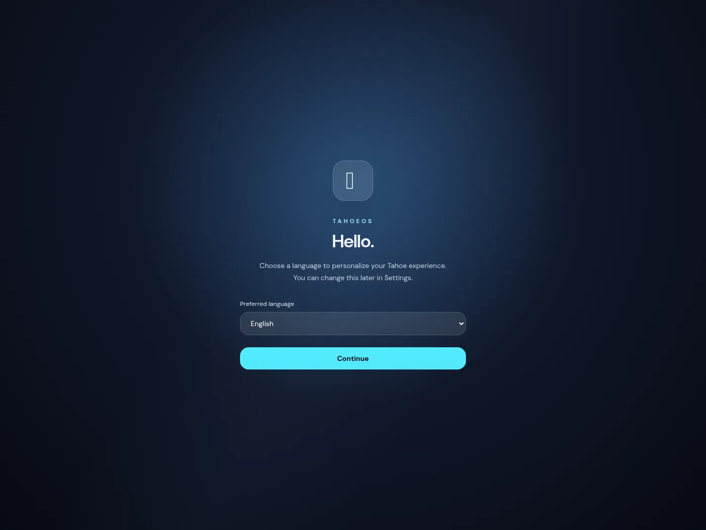 TahoeOS Web Simulator